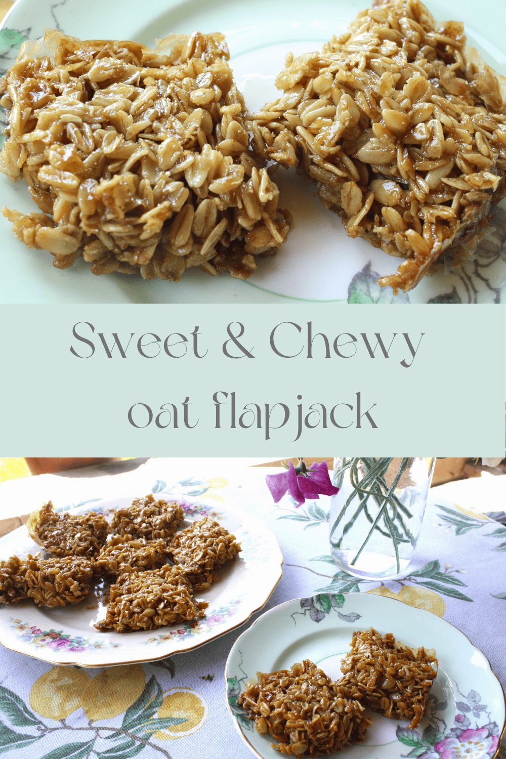 The best soft chewy old fashioned English flapjack recipe