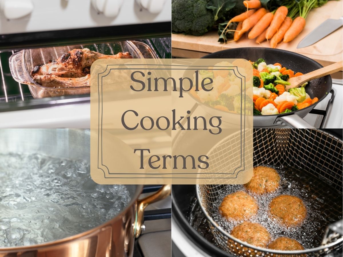 Simple cooking terms, the basics that everyone should know