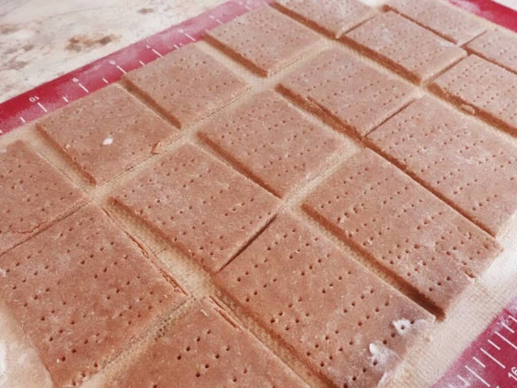 Chocolate covered graham crackers recipe, ready for smores