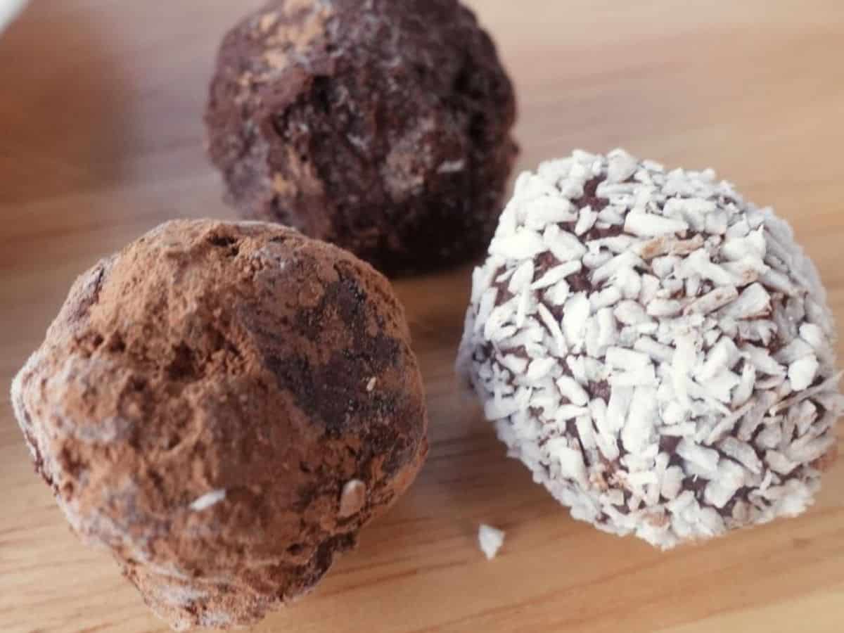 Easy no bake chocolate avocado truffles a healthy treat
