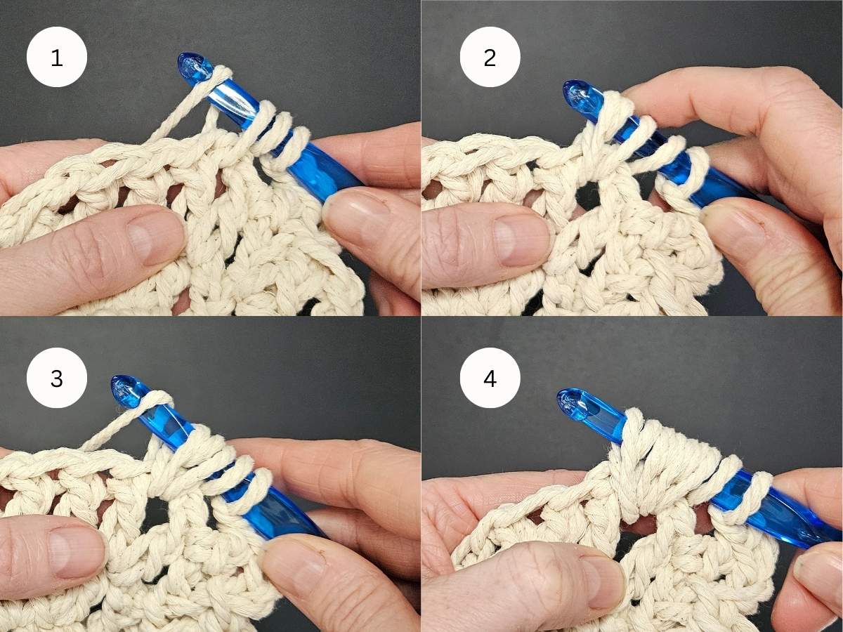 How to make a circular crochet trivet with macrame rope
